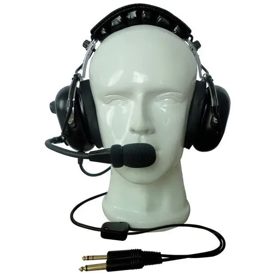 P2 aviation headset pilot headsets passive noise canceling good UFQ