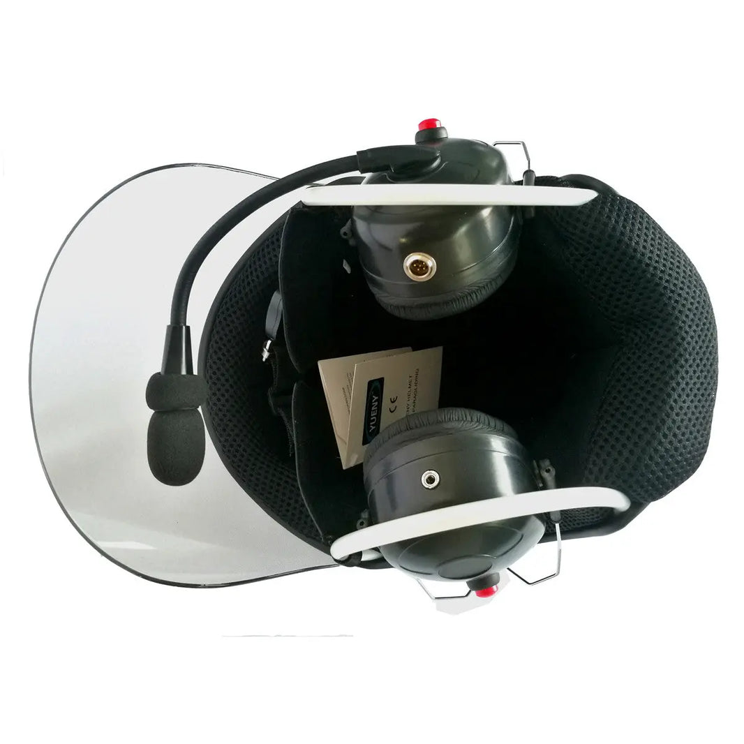 Paramotor Helmet - Carbon Fiber Bluetooth paragliding Helmets