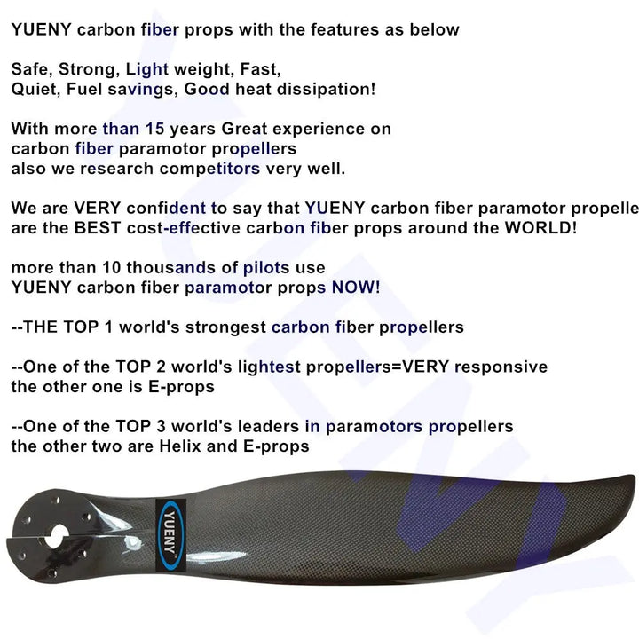 Paramotor Propellers | Powered Paragliding Props | UFQaviation